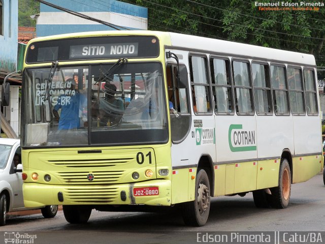 COTRAN 01 em Catu por Emanuel Edson Pimenta - ID:4607057 - Ônibus Brasil